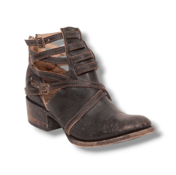 Freebird by Steven | Shoes | Freebird By Steven Steven Stair Cut Out Low Heel Boot 8 | Poshmark